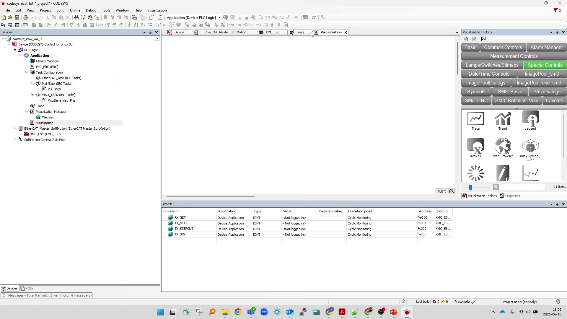 Codesys Program for EtherCAT