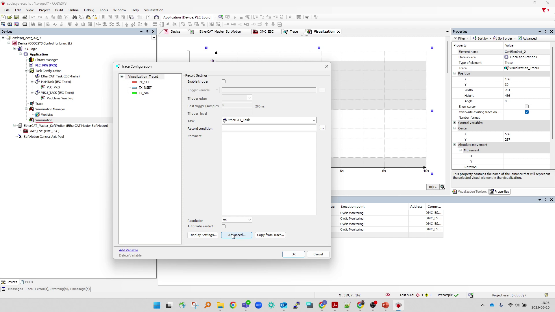 Codesys Program for EtherCAT