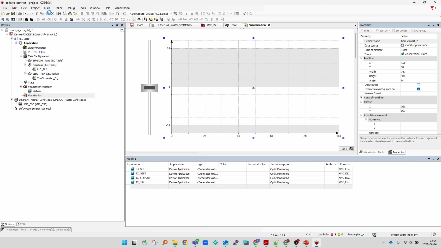 Codesys Program for EtherCAT