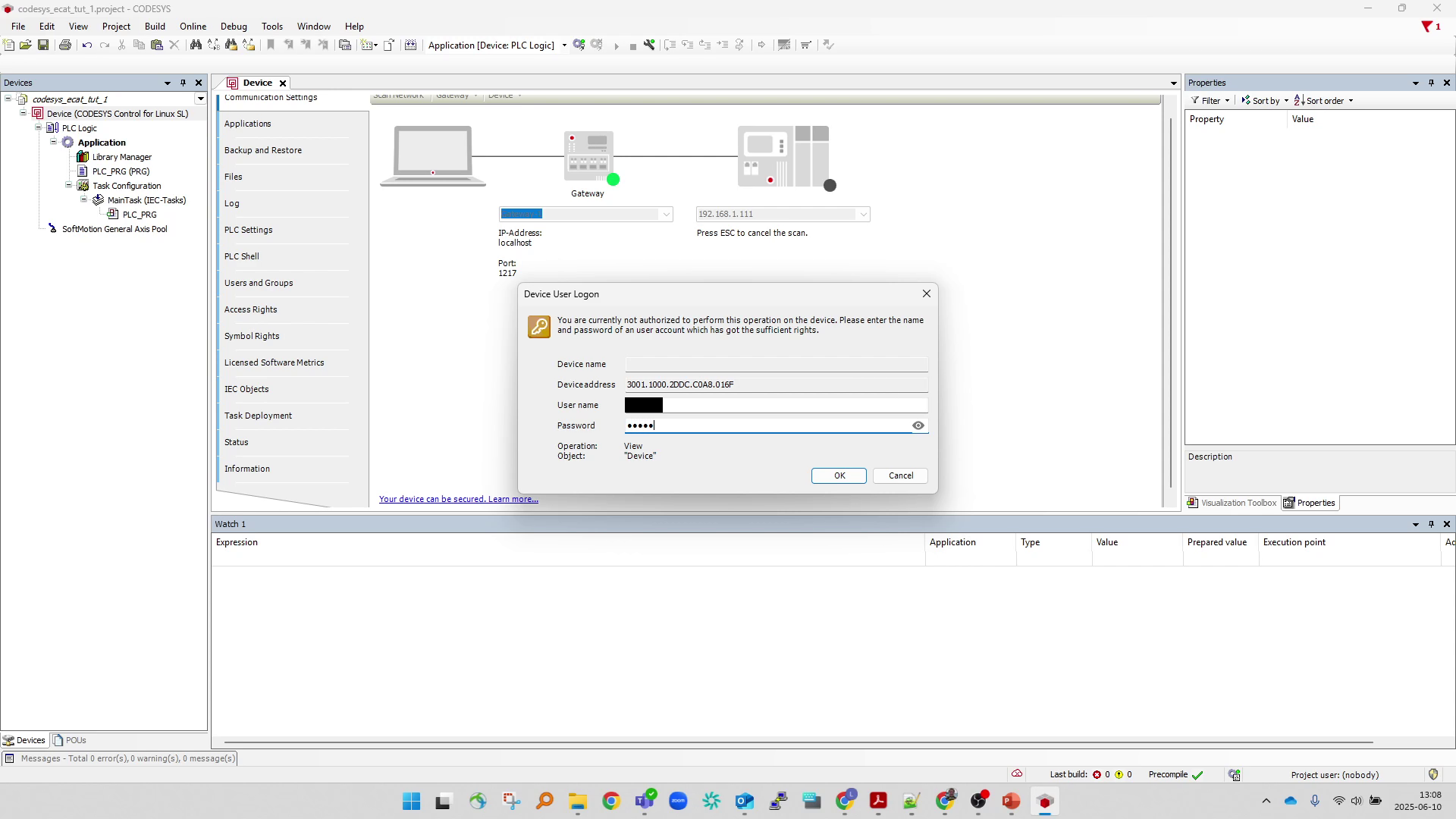 Codesys Program for EtherCAT